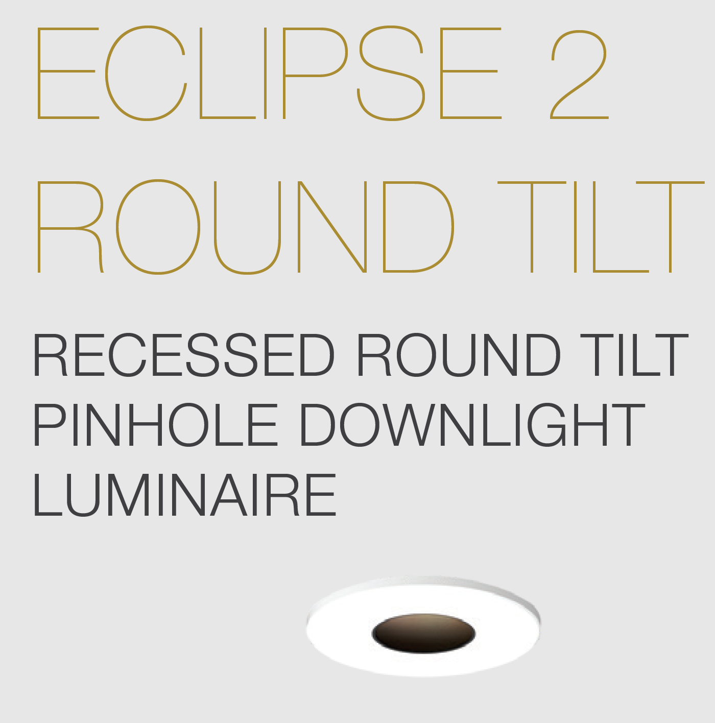 LED DOWNLIGHT ELR - ECLIPSE 2 ROUND TILT – hdptech